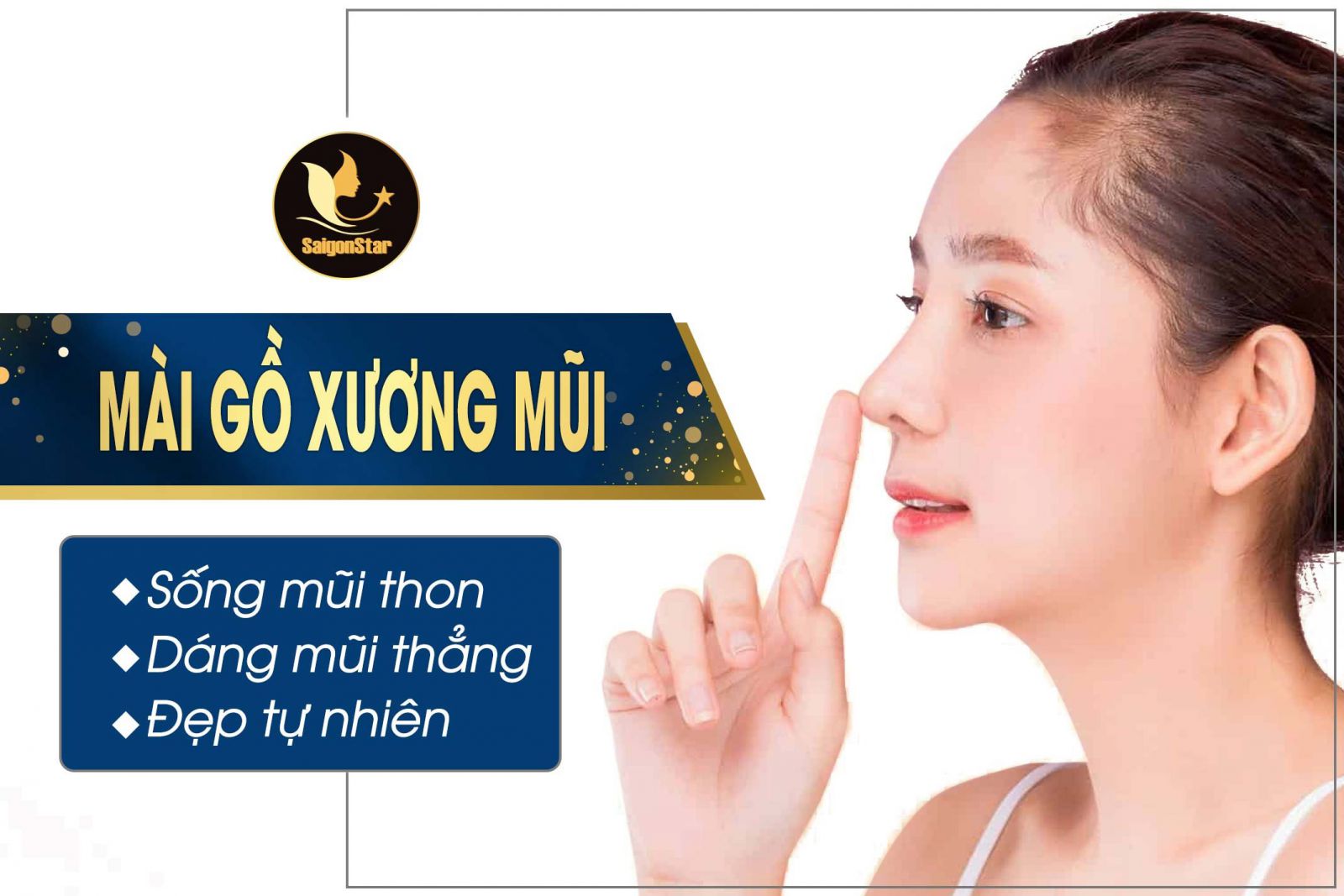 Mài gồ xương mũi là gì? Phương pháp tạo mũi thon gọn
