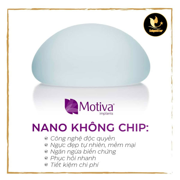 Túi ngực Motiva Nano không chip - “cơn sốt” túi ngực
